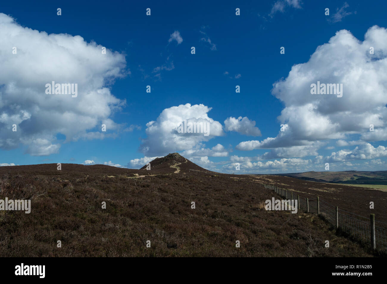 The Peak of Win Hill in the Peak District, Derbyshire Stock Photo - Alamy