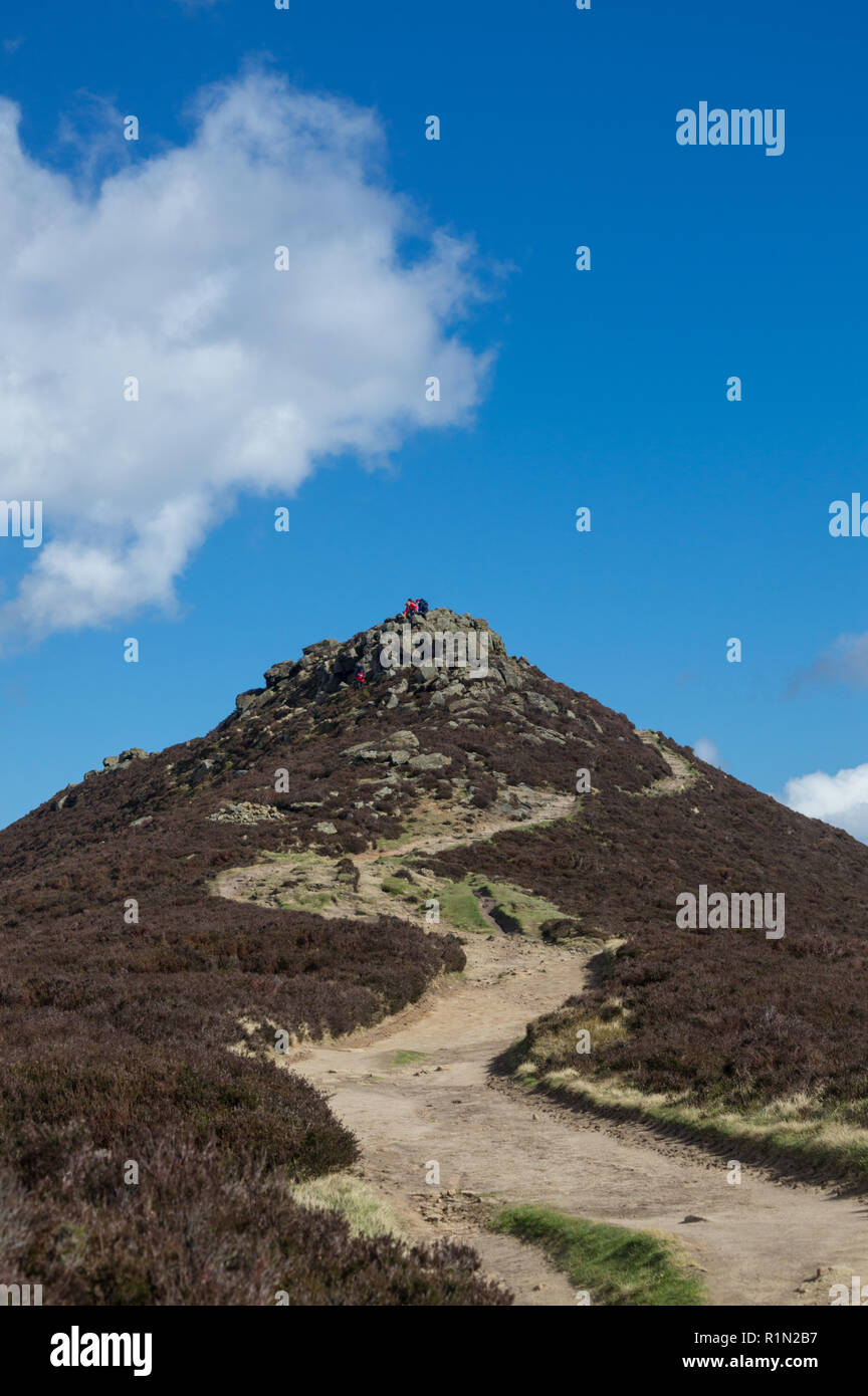 The Peak of Win Hill in the Peak District, Derbyshire Stock Photo - Alamy