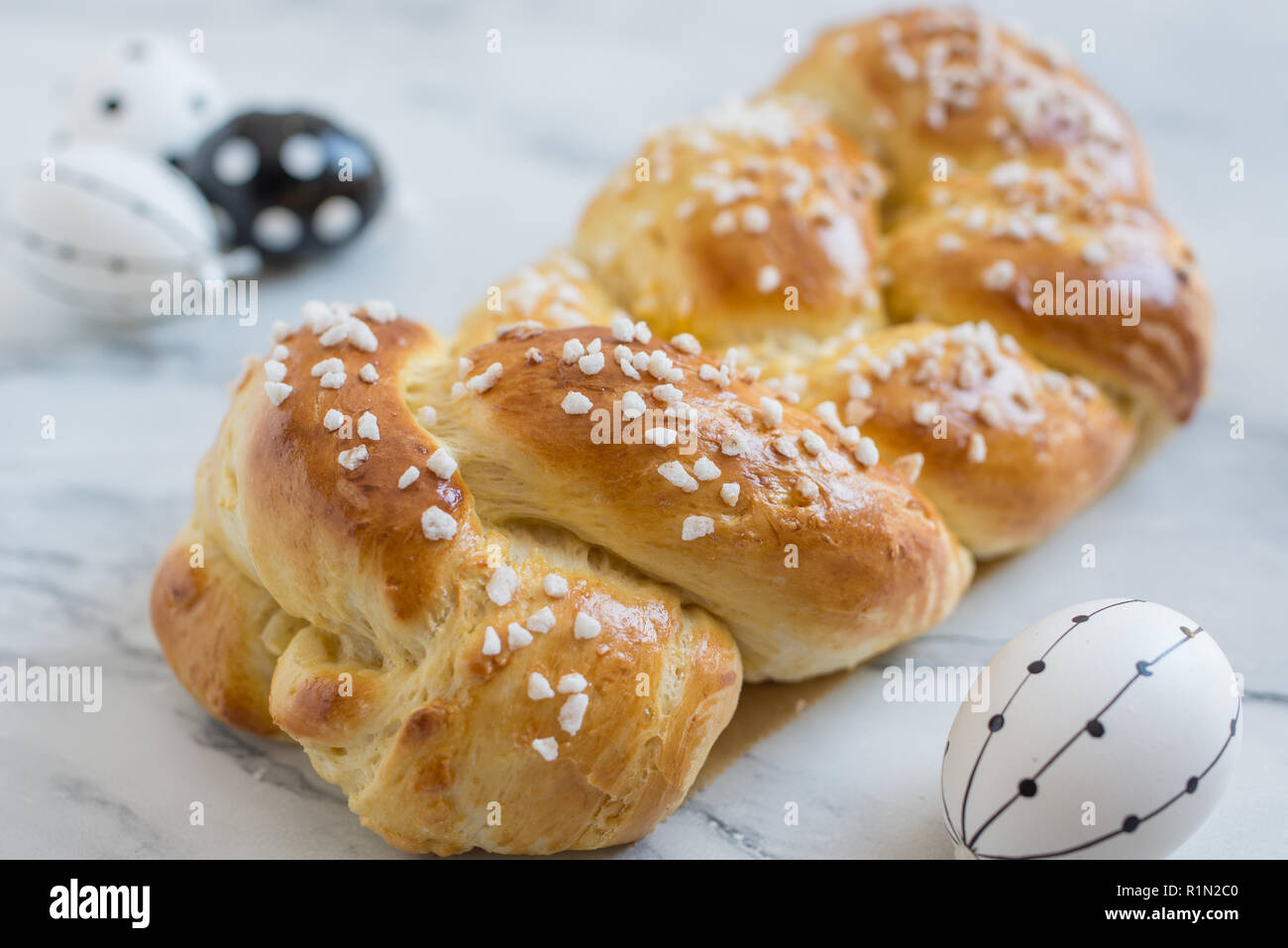 french sweet brioche bread Stock Photo - Alamy