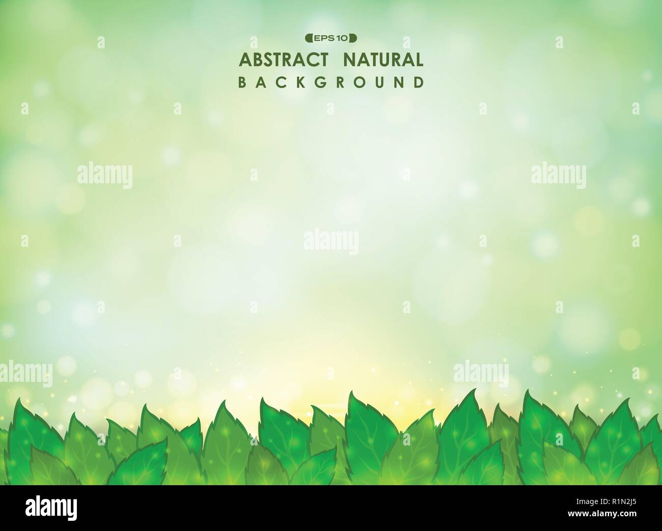 Naturally green beauty Stock Vector Images - Alamy