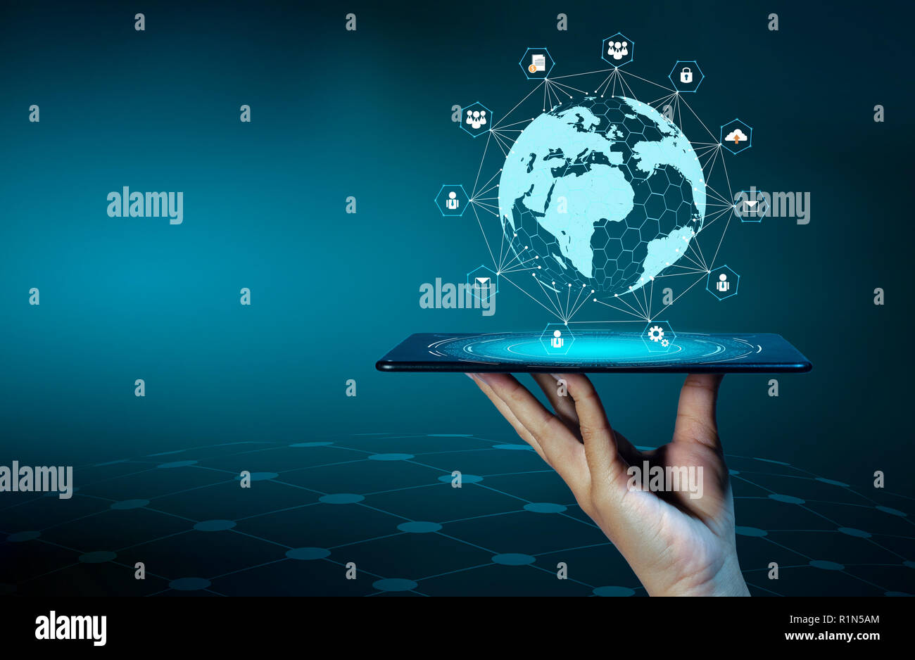 Smart Phones and Globe Connections Uncommon communication world ...