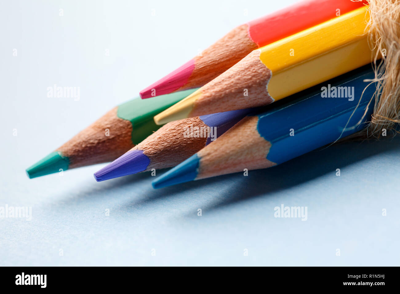 Bright sharp pencils are ready for drawing Stock Photo - Alamy