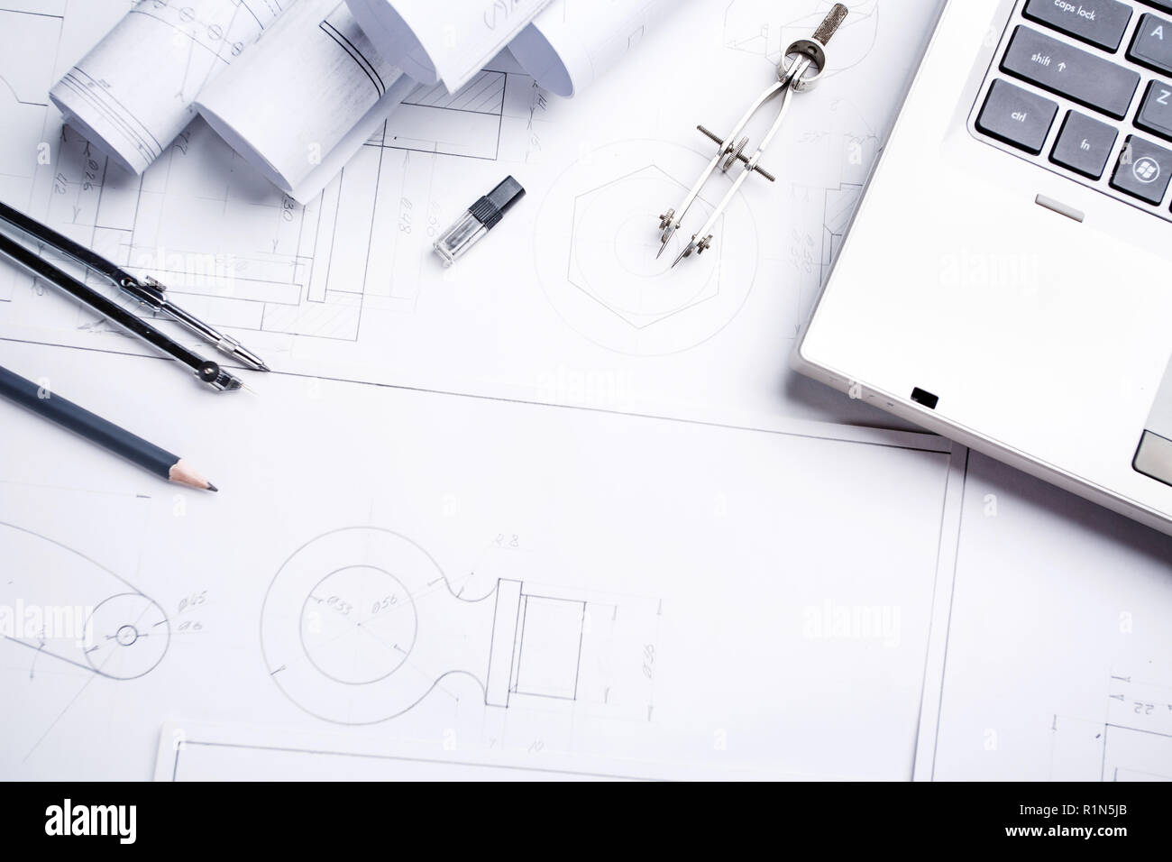 Architect pencil drawings hi-res stock photography and images - Alamy