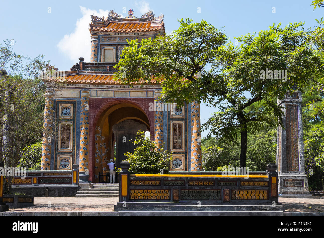 Stele Pavilion Mausoleum of Emperor Tu Doc of Nguyen Dynasty Imperial ...