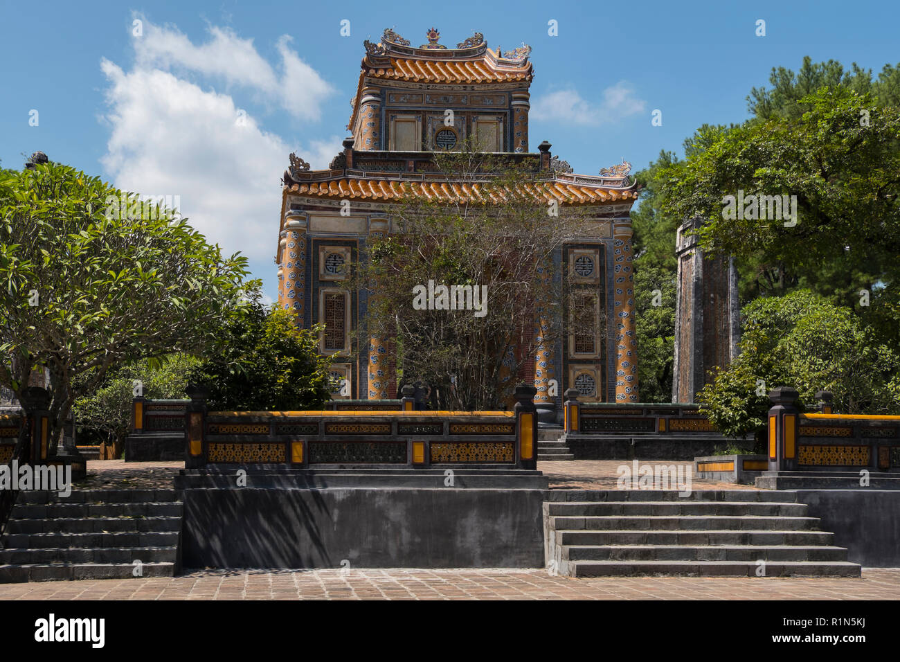 Stele Pavilion Mausoleum of Emperor Tu Doc of Nguyen Dynasty Imperial ...