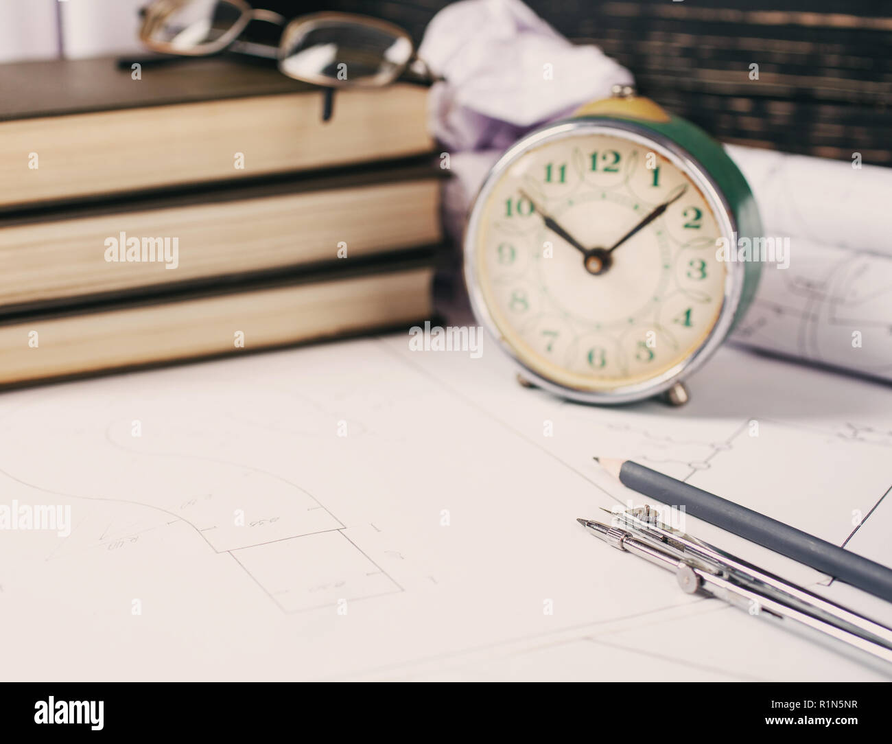 Vintage technical drawings hi-res stock photography and images - Alamy