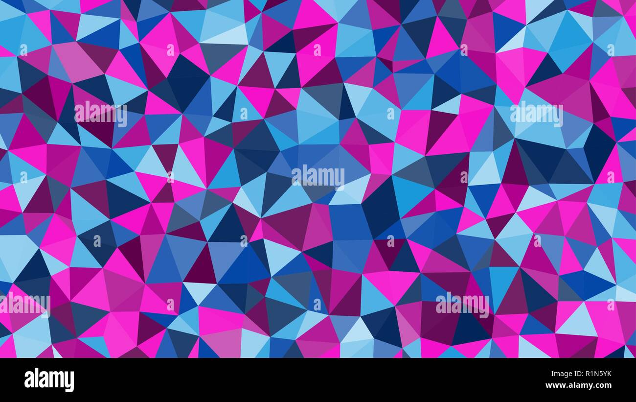 Abstract vector trendy colorfull triangular pattern. Modern polygonal background in FHD ...