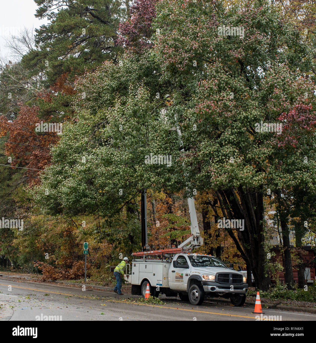 Power pole fell hi-res stock photography and images - Alamy