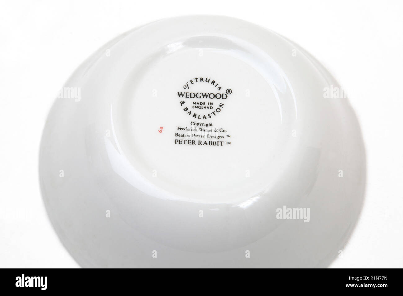 Wedgwood China Bowl Showing Logo Stock Photo - Alamy