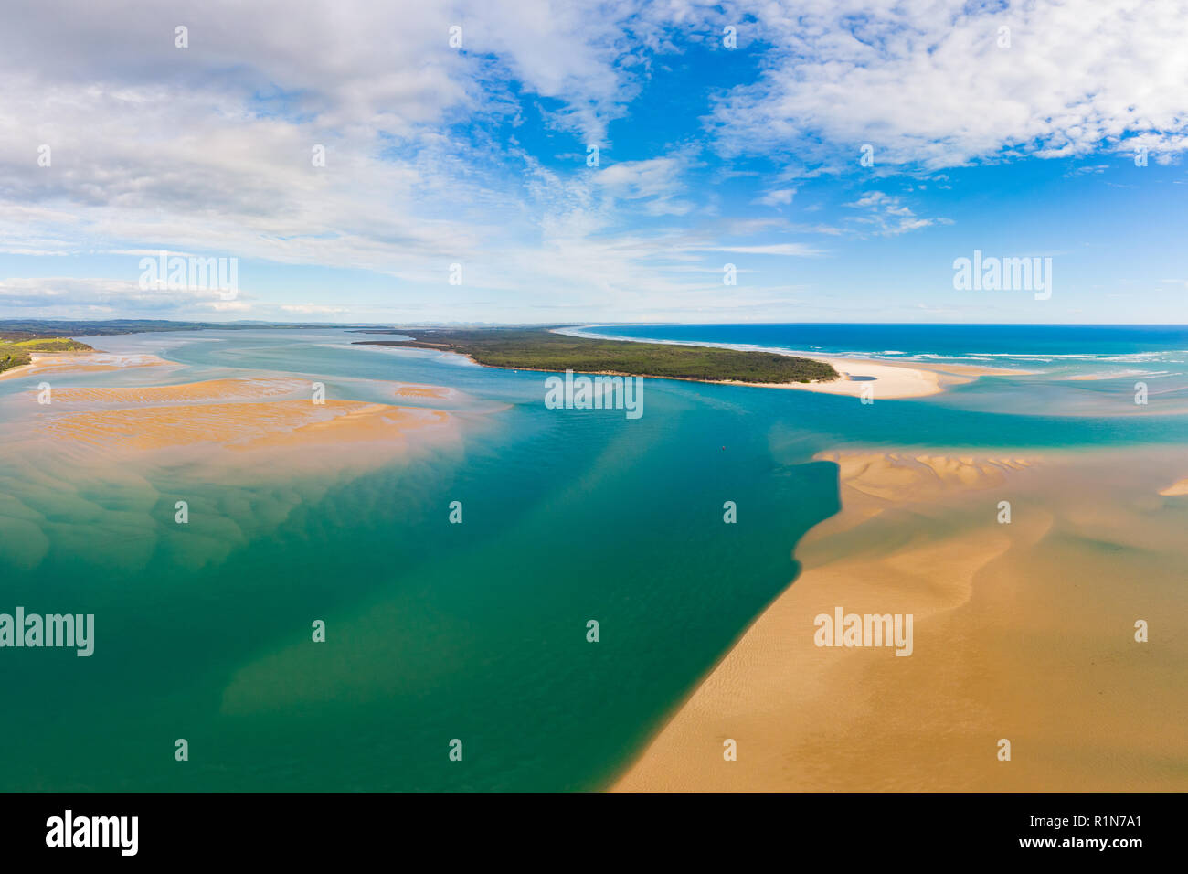 View Over Andersons Inlet Stock Photo - Alamy