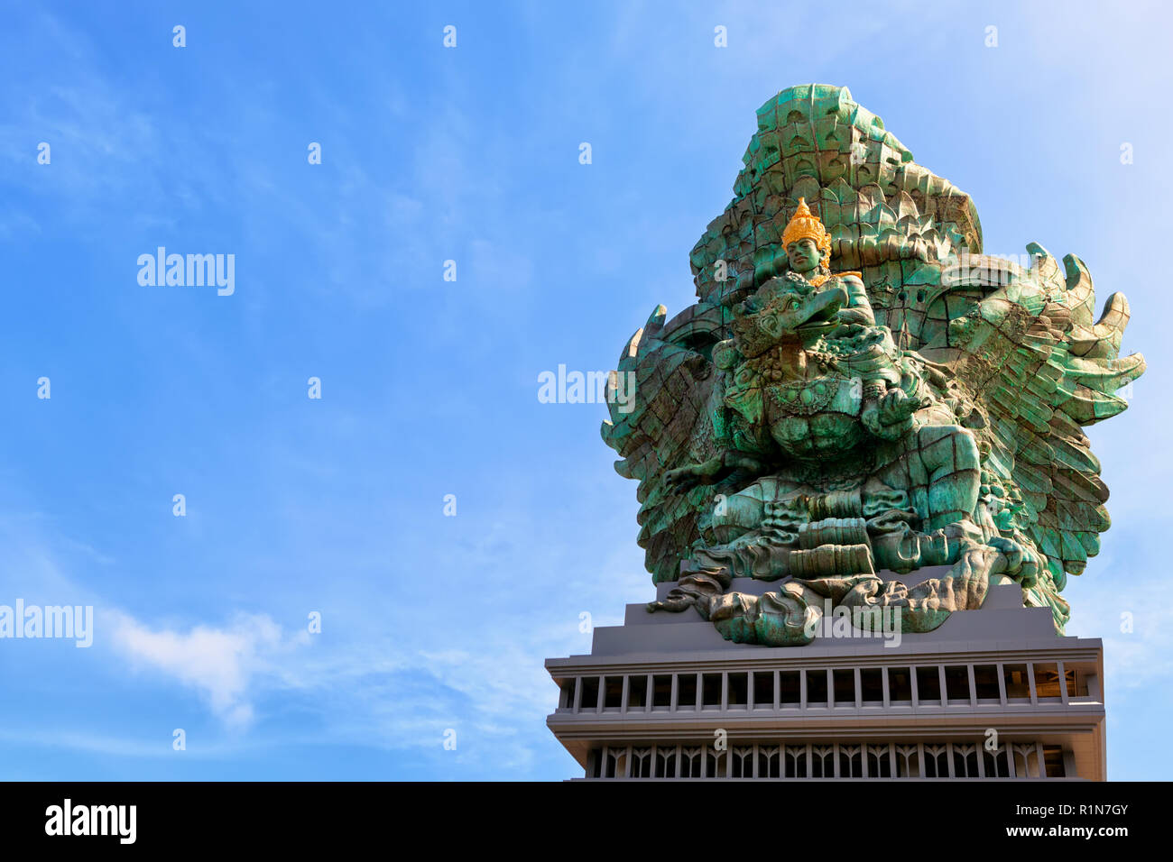 Landscape picture of old Garuda Wisnu Kencana GWK statue as Bali ...