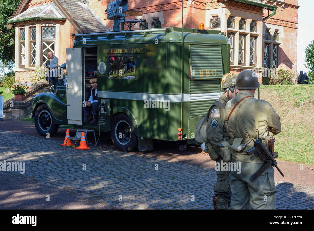 1940's World War 11 reanactment event at Papplewick pumping station in ...