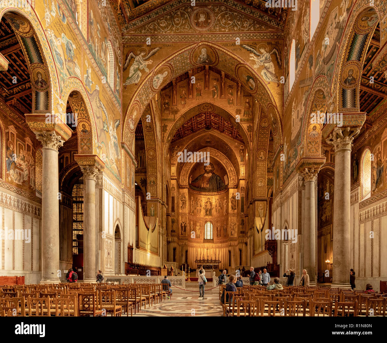 Monreale Italy Norman Cathedral Stock Photos & Monreale Italy Norman ...