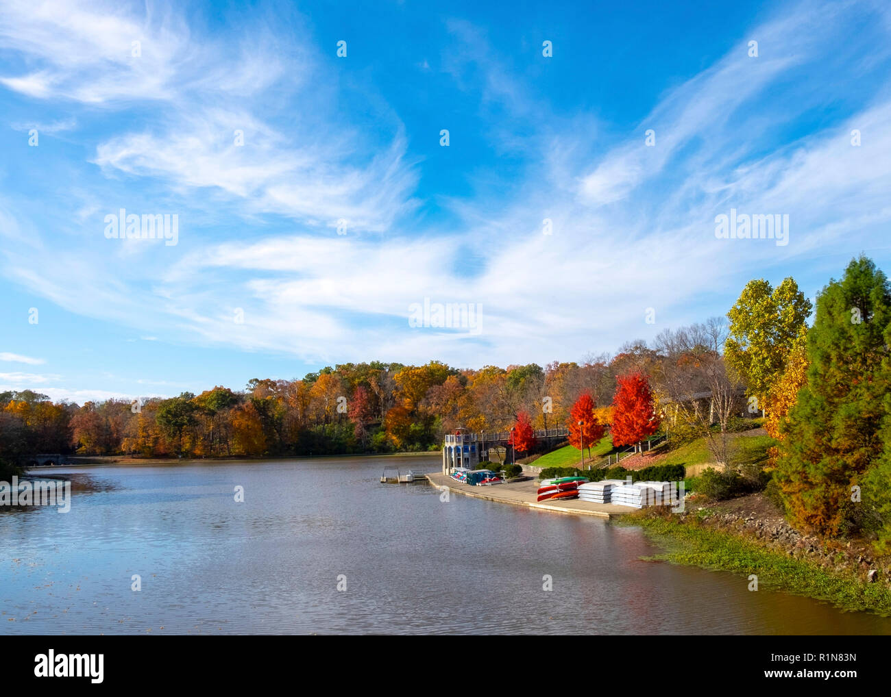 Fall Colors at Sharon Woods Stock Photo - Alamy