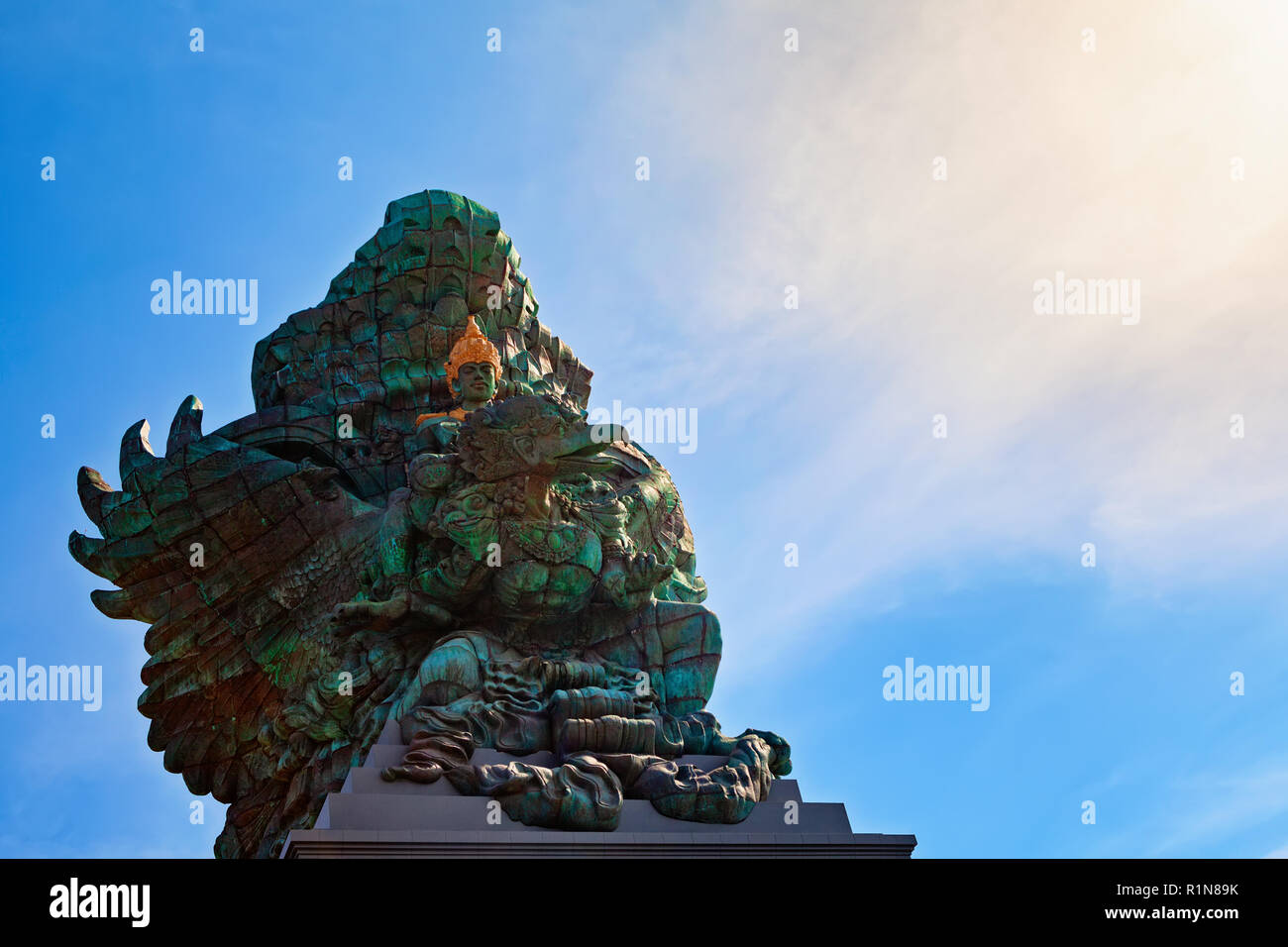 Landscape picture of tallest Garuda Wisnu Kencana GWK statue as Bali ...
