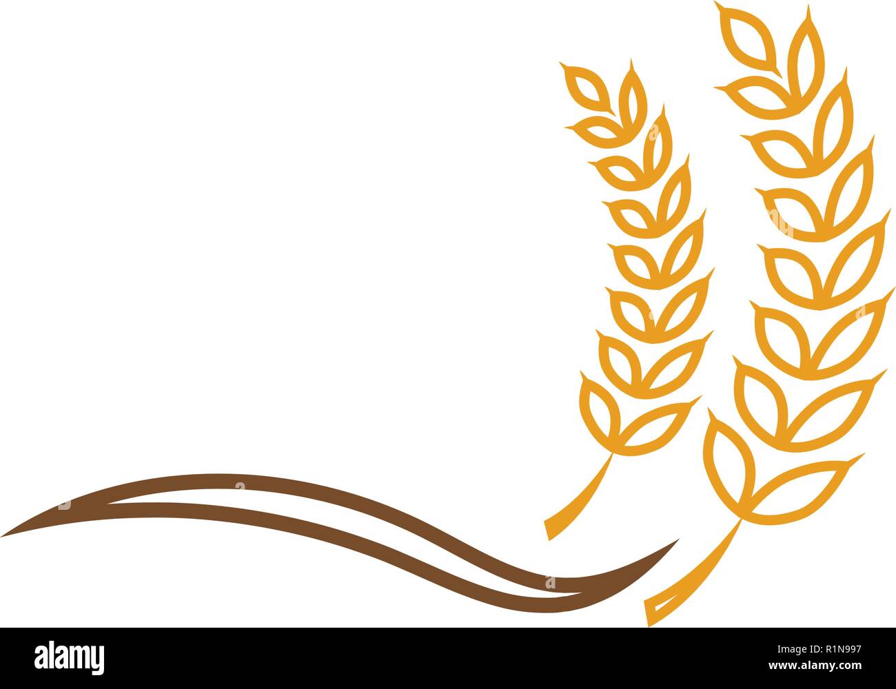 Wheat Graphic Border