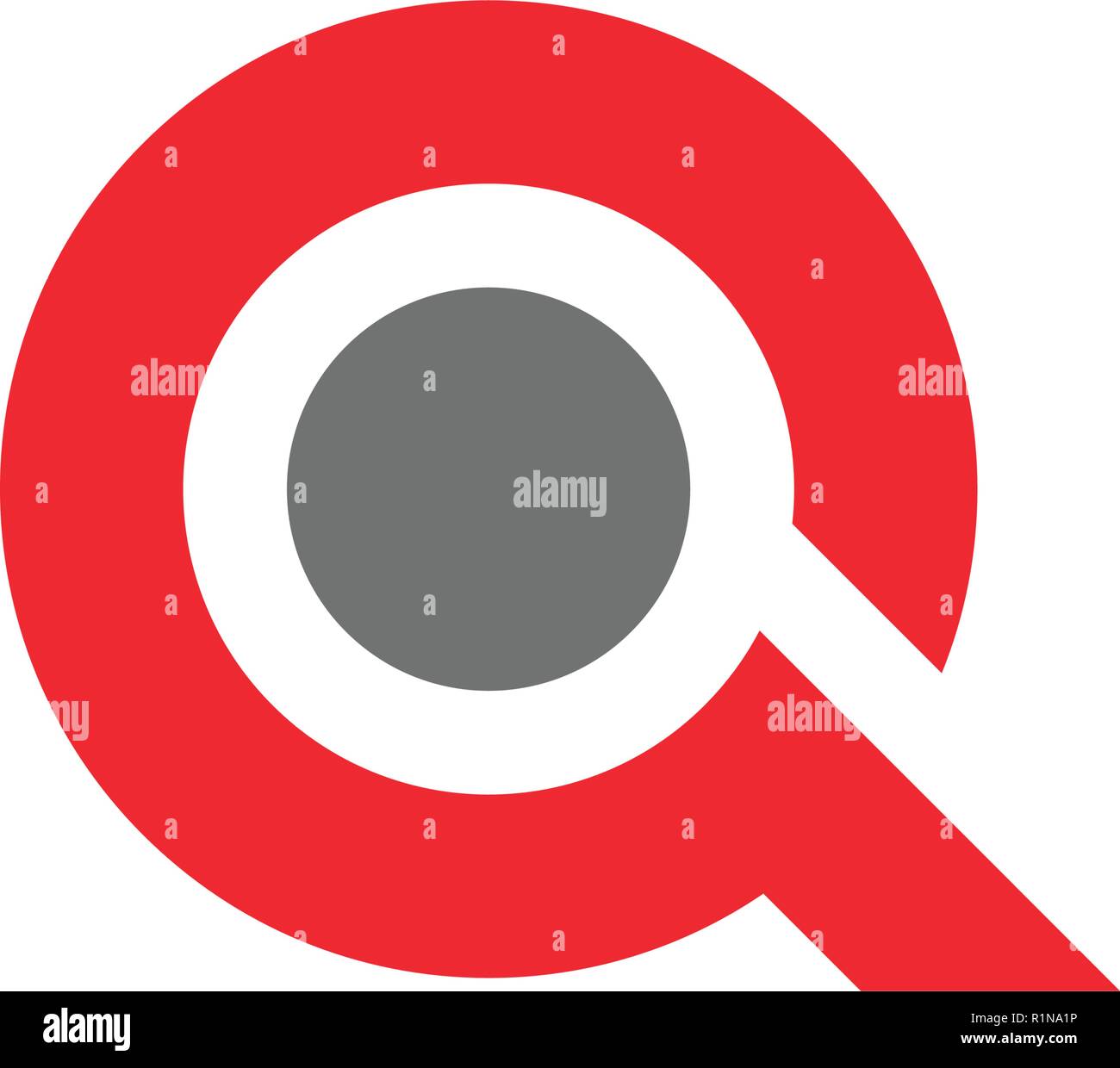 Letter Q initial graphic design template vector Stock Vector Image ...