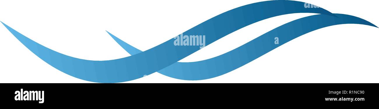 Abstract wave graphic design template vector Stock Vector Image & Art ...