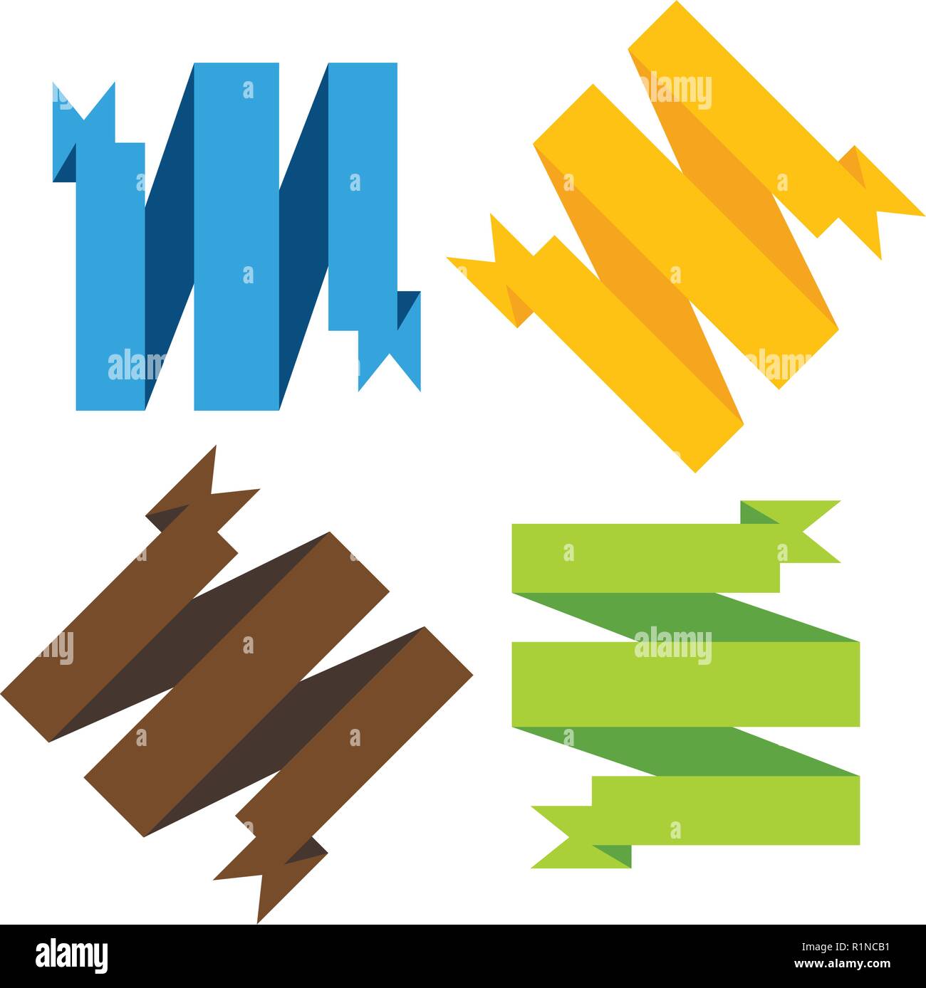 Ribbon banner graphic Stock Vector Images - Alamy