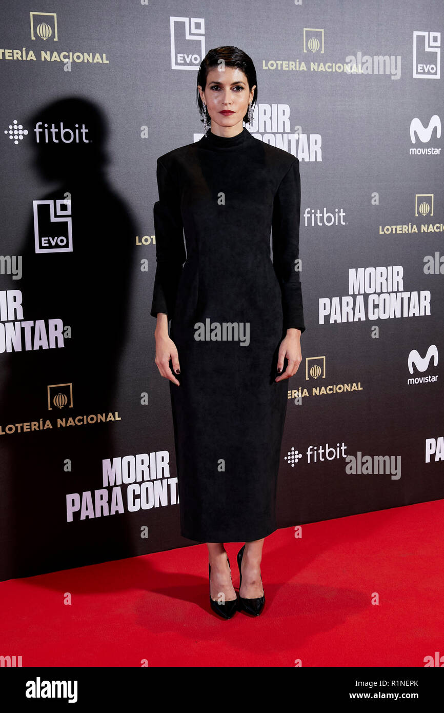 Nerea Barros attends to 'Morir para contar' film premiere during the ...