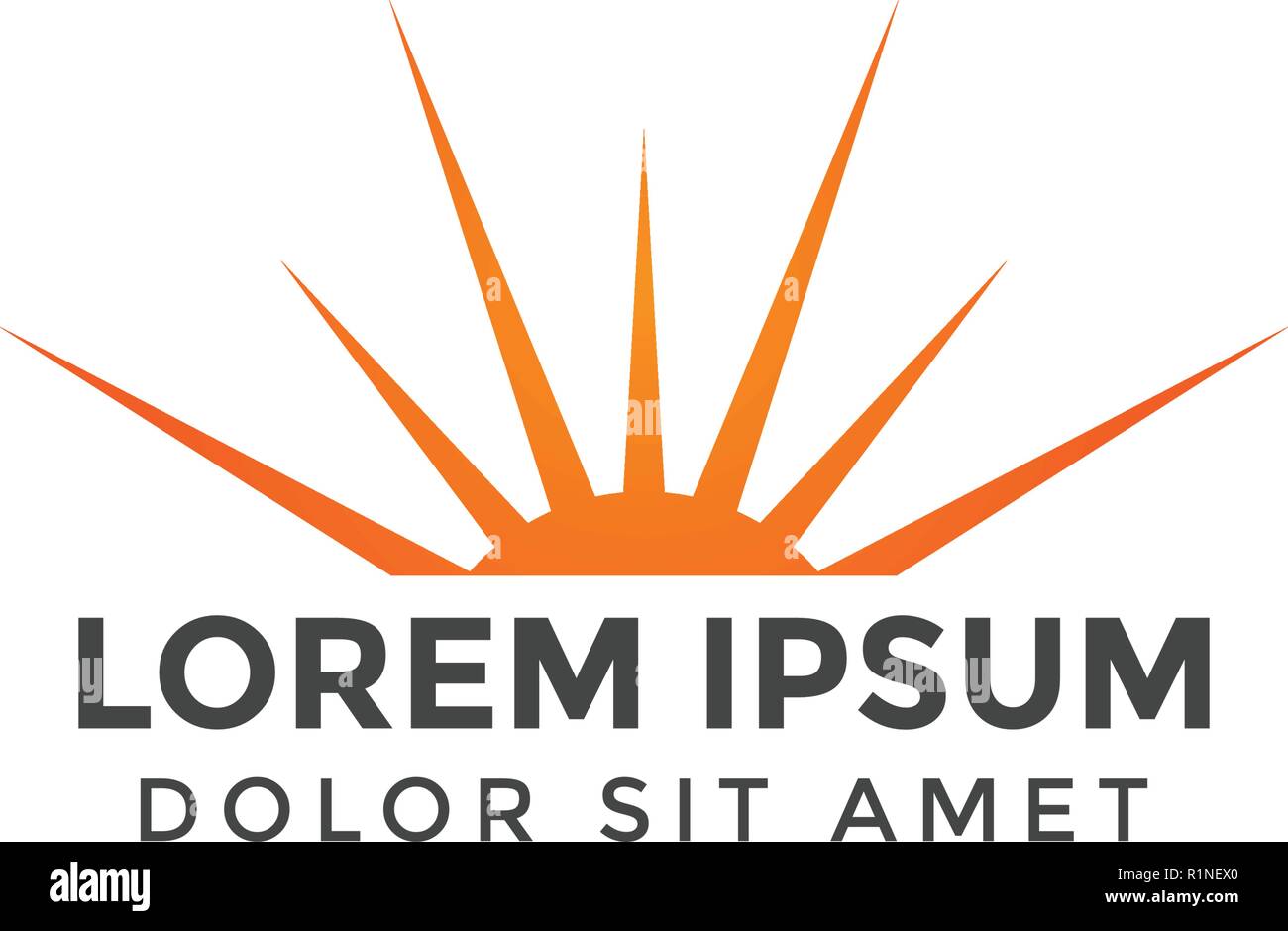 Geometric sun illustration hi-res stock photography and images - Alamy