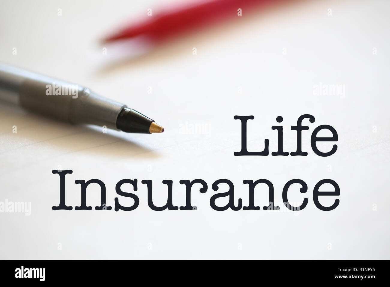 Life Insurance Conceptual Image Stock Photo - Alamy