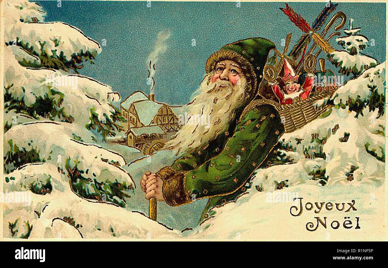 Vector drawing santa claus hi-res stock photography and images - Alamy