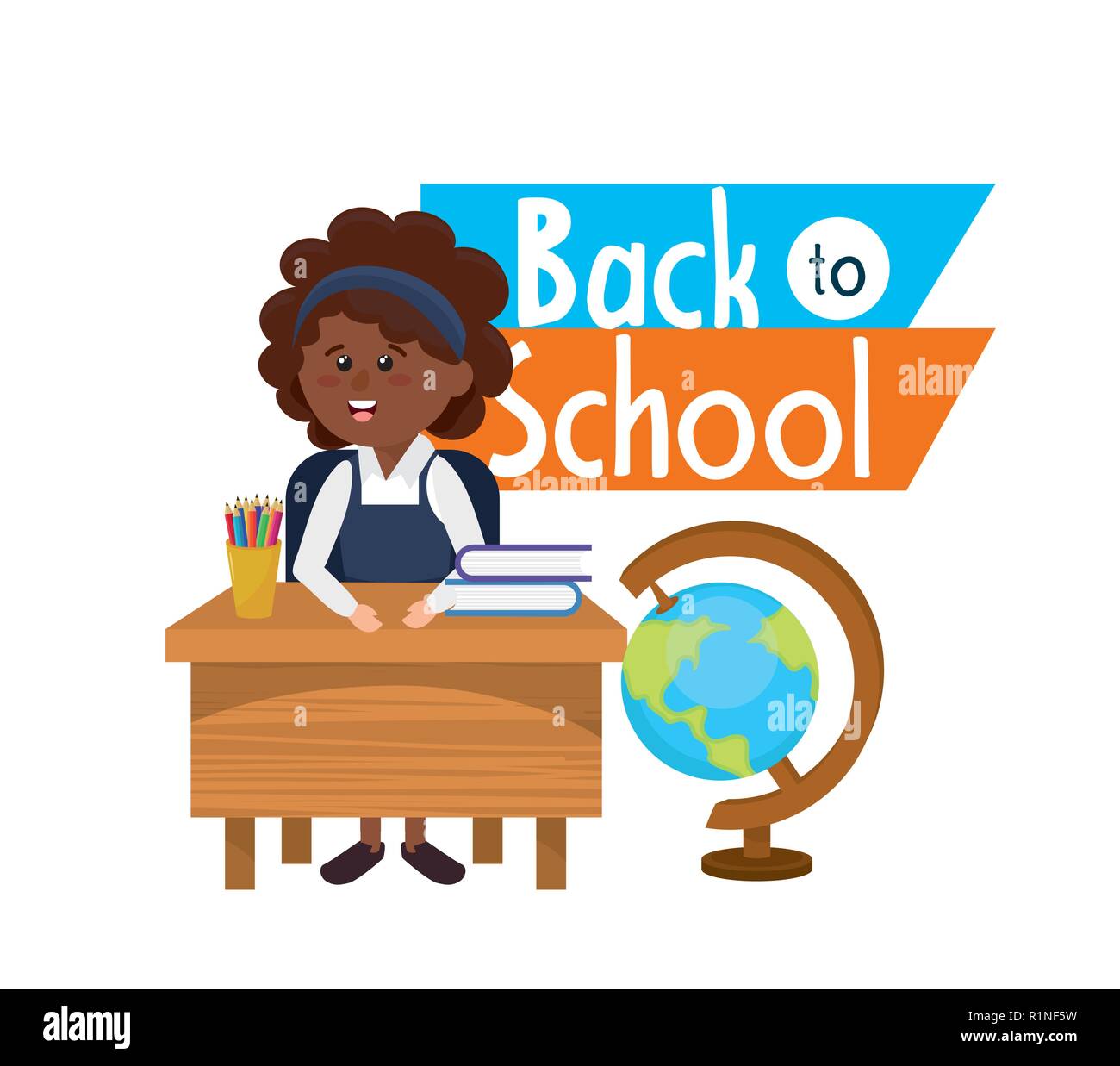 Kids study map Cut Out Stock Images & Pictures - Alamy