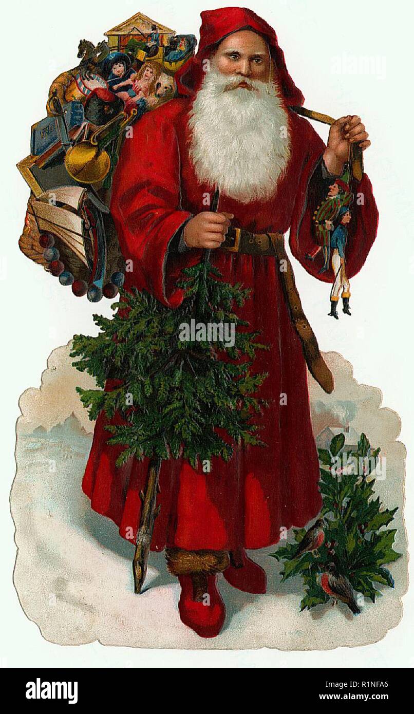St nicolas christmas vintage hi-res stock photography and images - Alamy