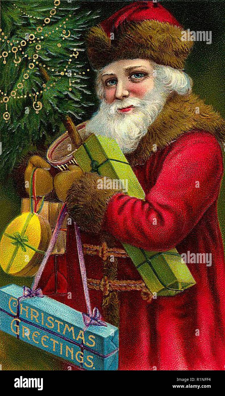 St nicolas christmas vintage hi-res stock photography and images - Alamy