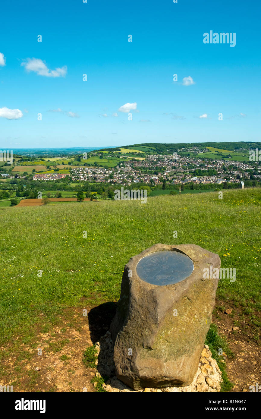 Selsley common millenium stone hi-res stock photography and images - Alamy