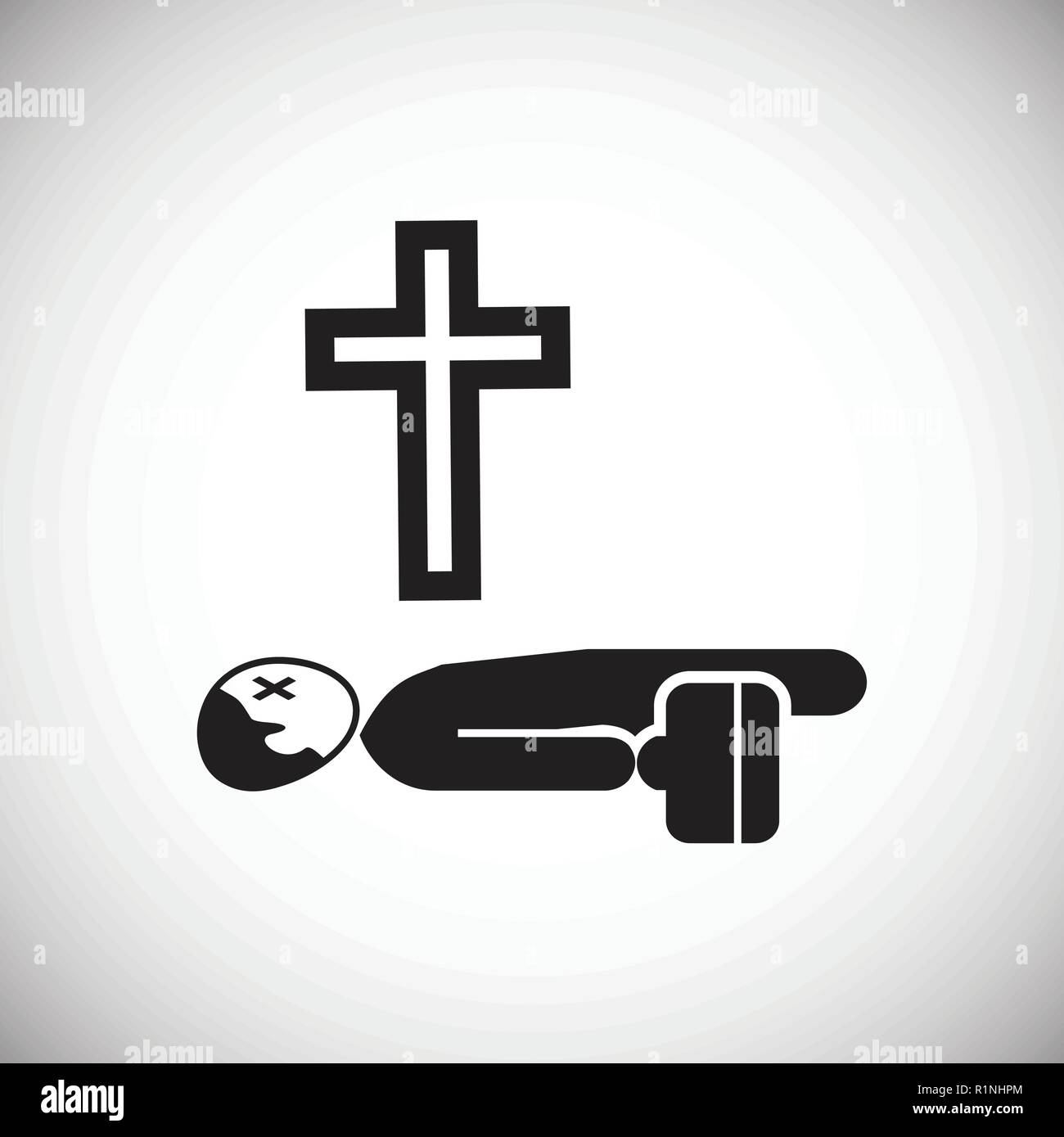 Death of businessman on white background Stock Vector Image & Art - Alamy