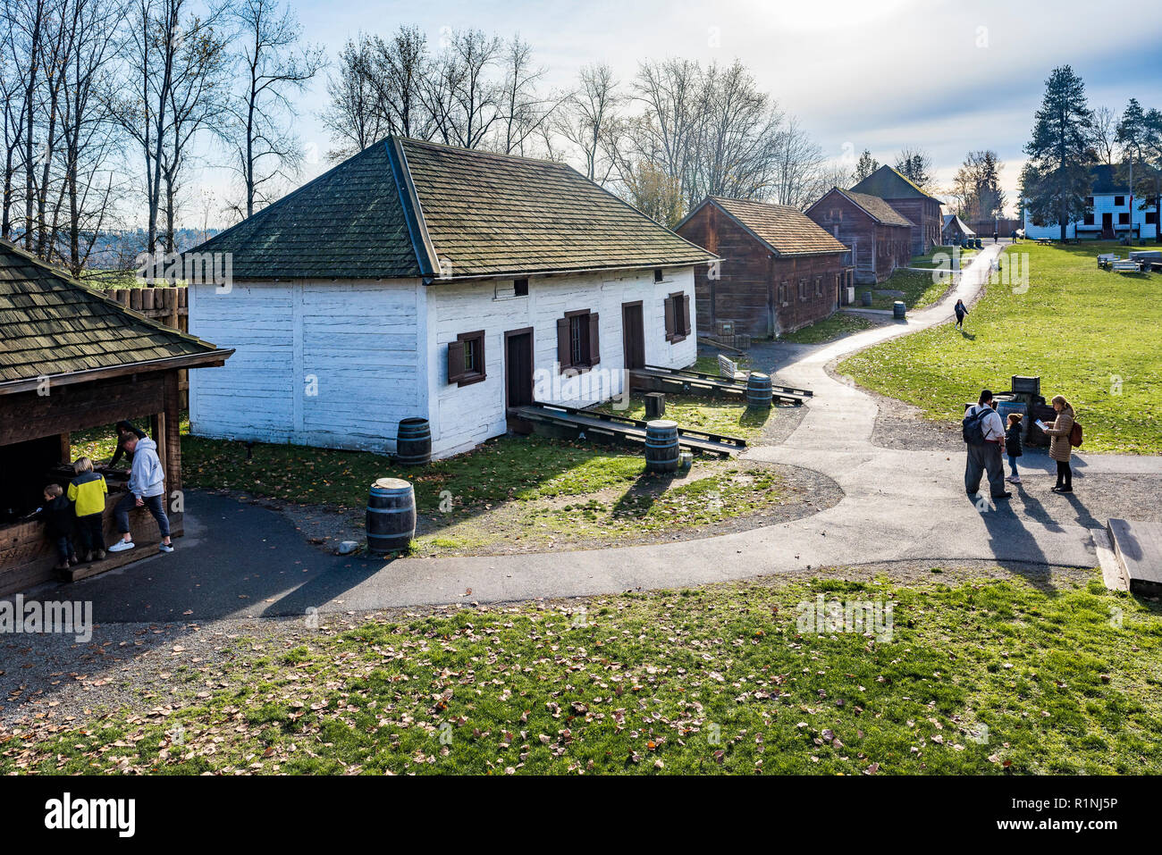 Fort Langley National Historic Site, Fort Langley, British Columbia ...