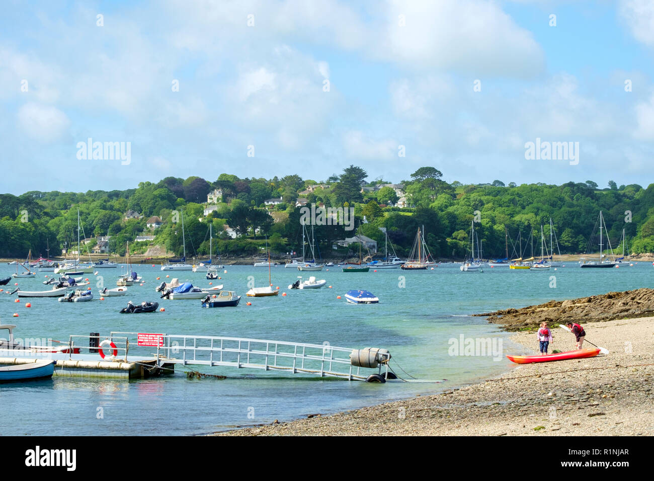 Helford river canoe hi-res stock photography and images - Alamy