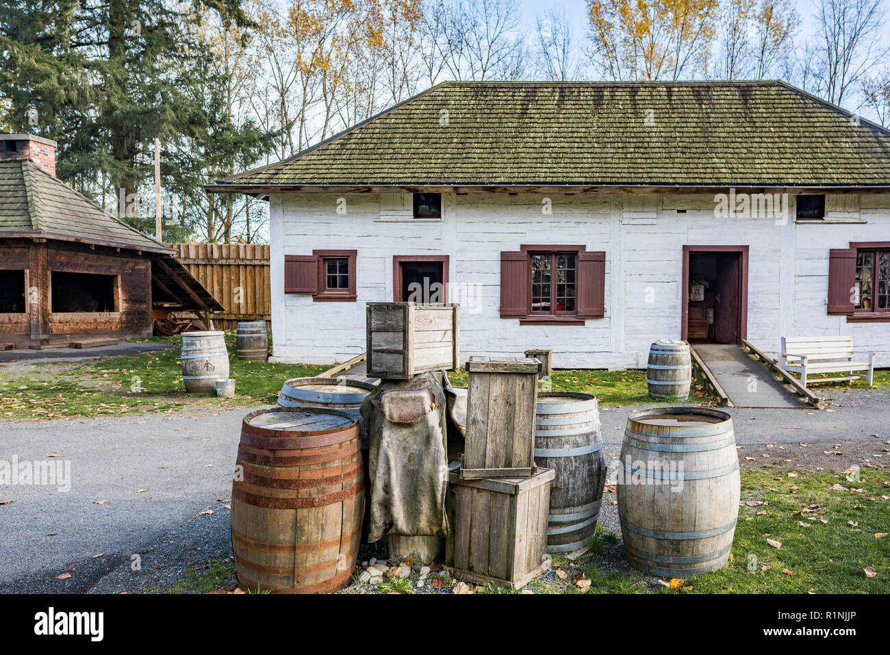 Fort Langley National Historic Site, Fort Langley, British Columbia ...