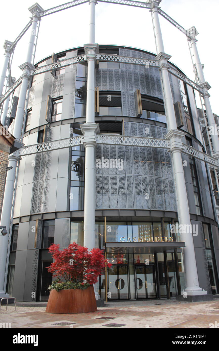 Gasholders Buildings ,Kings Cross, London Stock Photo - Alamy