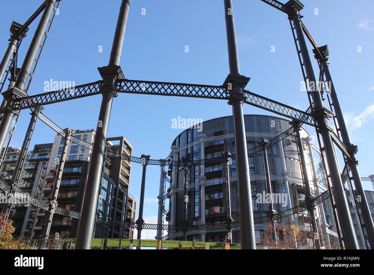 Gasholders Buildings ,Kings Cross, London Stock Photo - Alamy