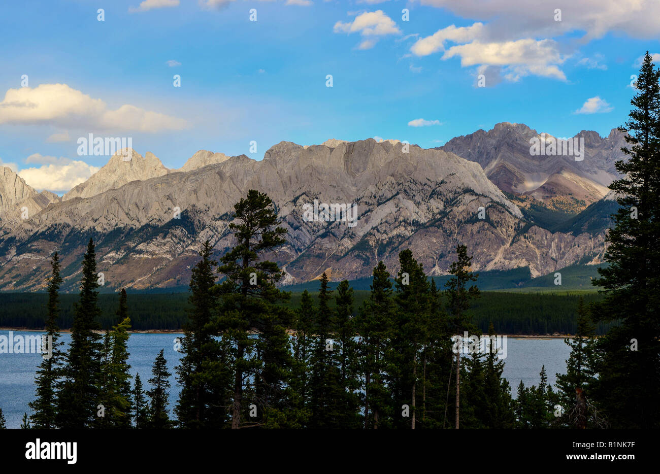 Alberta mountain scenes in the summer and fall Stock Photo - Alamy