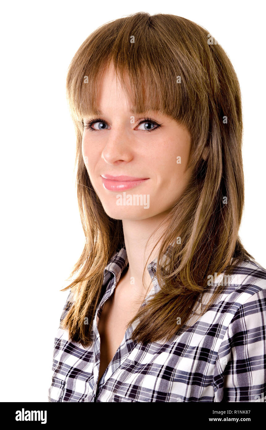 White woman young hi-res stock photography and images - Alamy