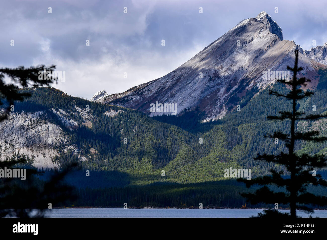 Alberta mountain scenes in the summer and fall Stock Photo - Alamy