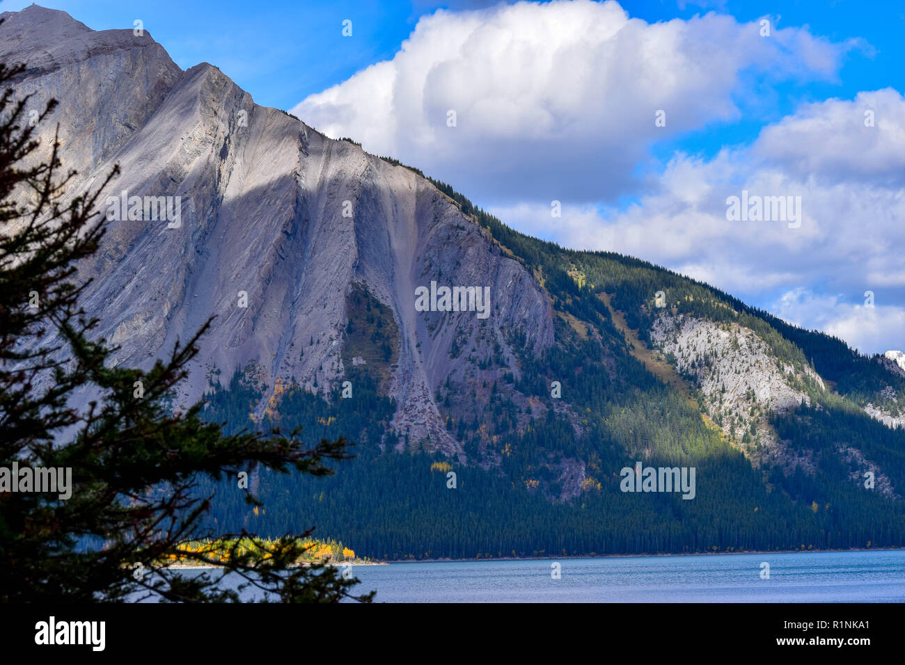 Alberta mountain scenes in the summer and fall Stock Photo - Alamy