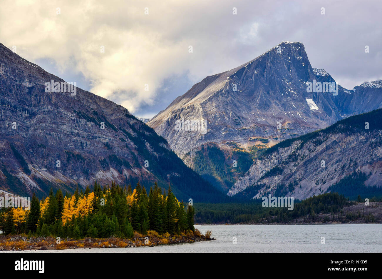 Alberta mountain scenes in the summer and fall Stock Photo - Alamy