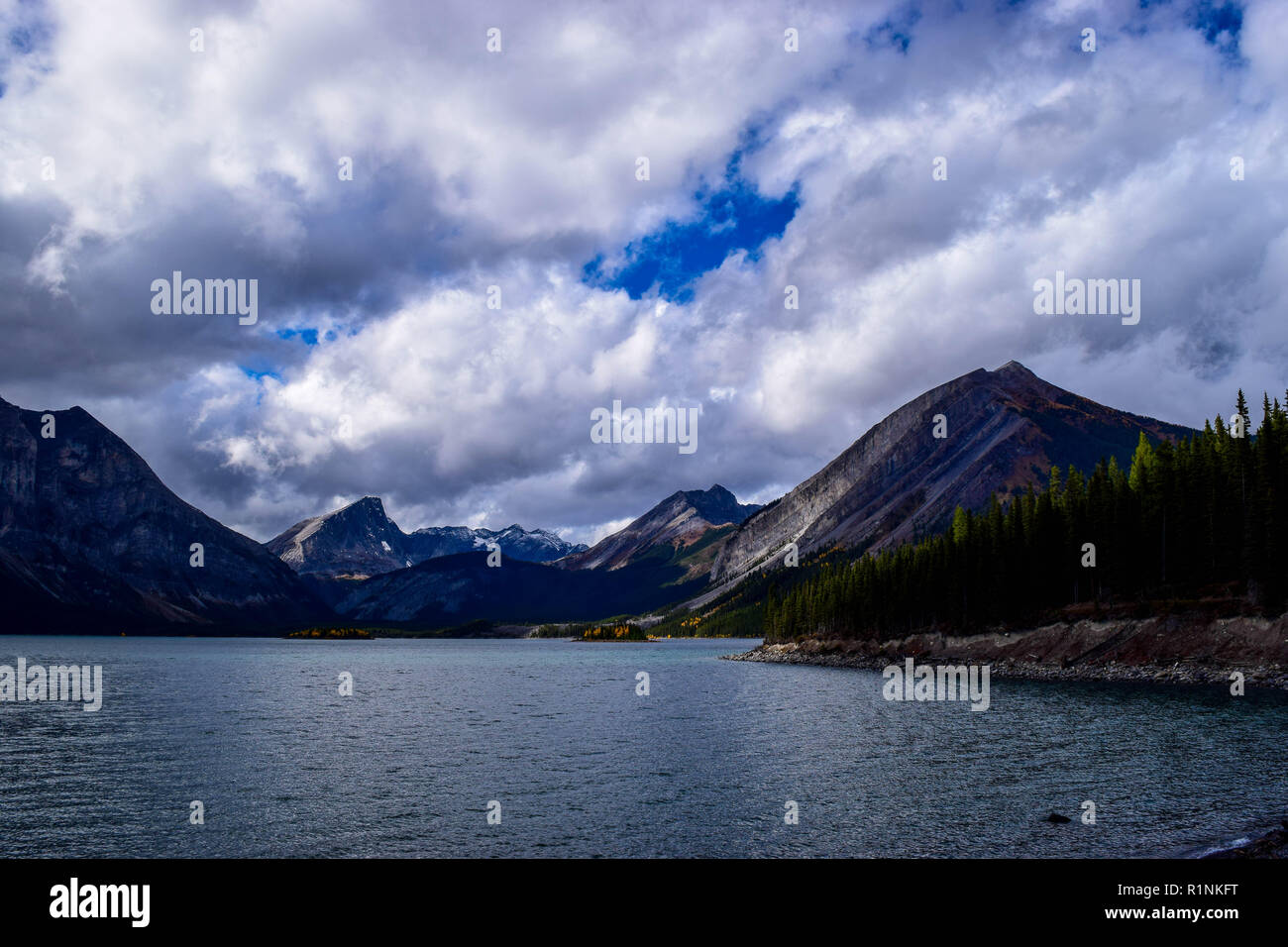 Alberta mountain scenes in the summer and fall Stock Photo - Alamy