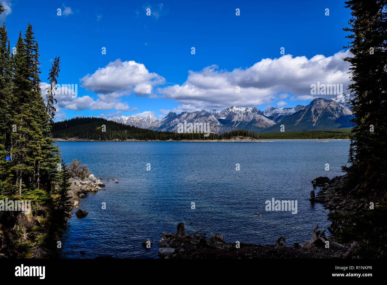 Alberta mountain scenes in the summer and fall Stock Photo - Alamy
