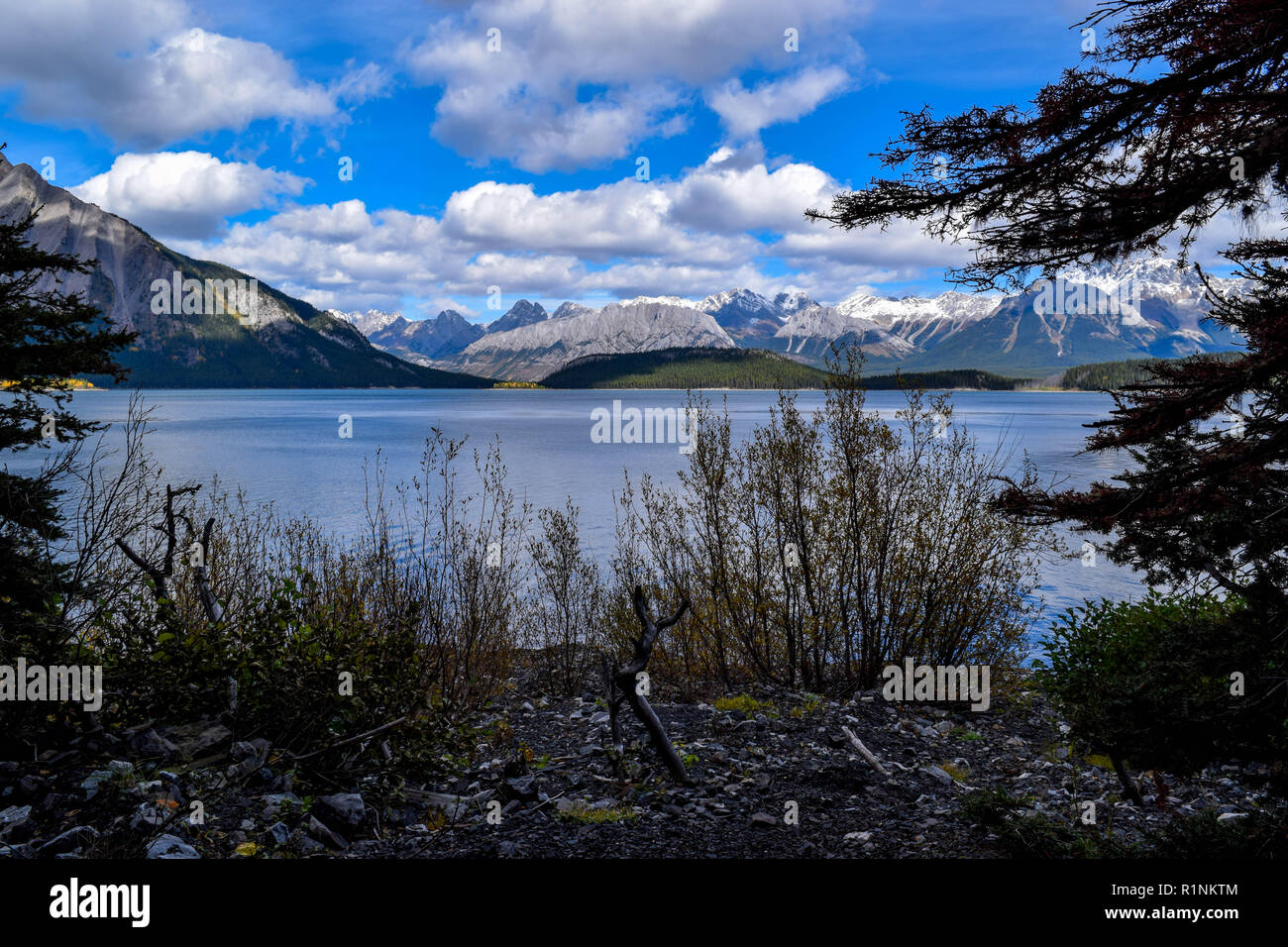 Alberta mountain scenes in the summer and fall Stock Photo - Alamy