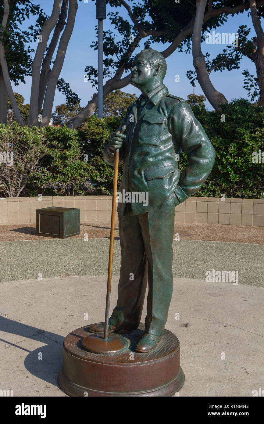 The National Salute to Bob Hope and the Military memorial on the ...