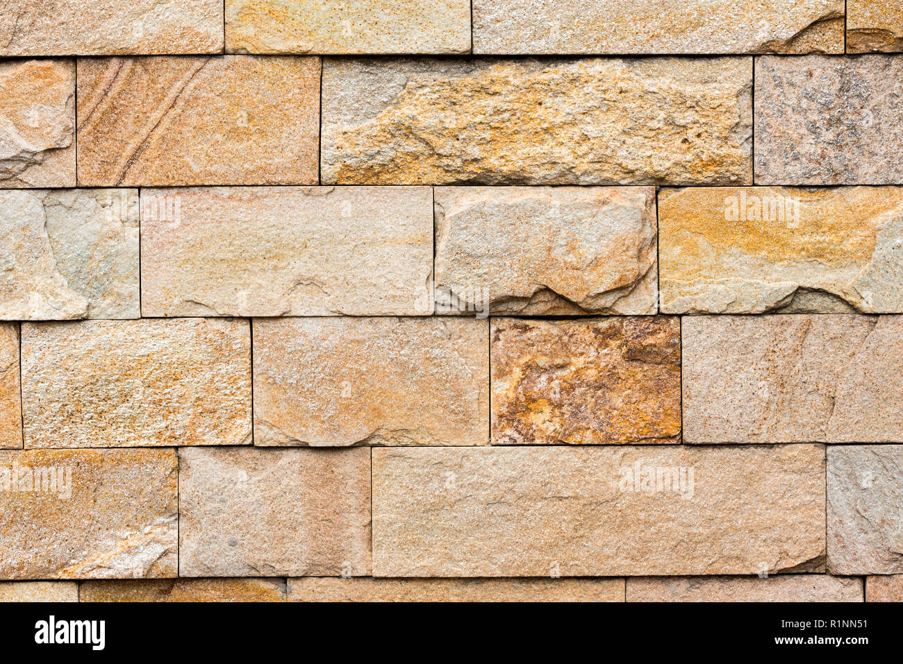 laying of artificial facing bricks Stock Photo - Alamy