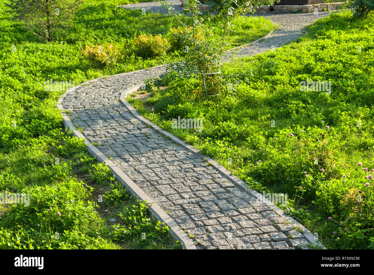 winding stone path Stock Photo - Alamy