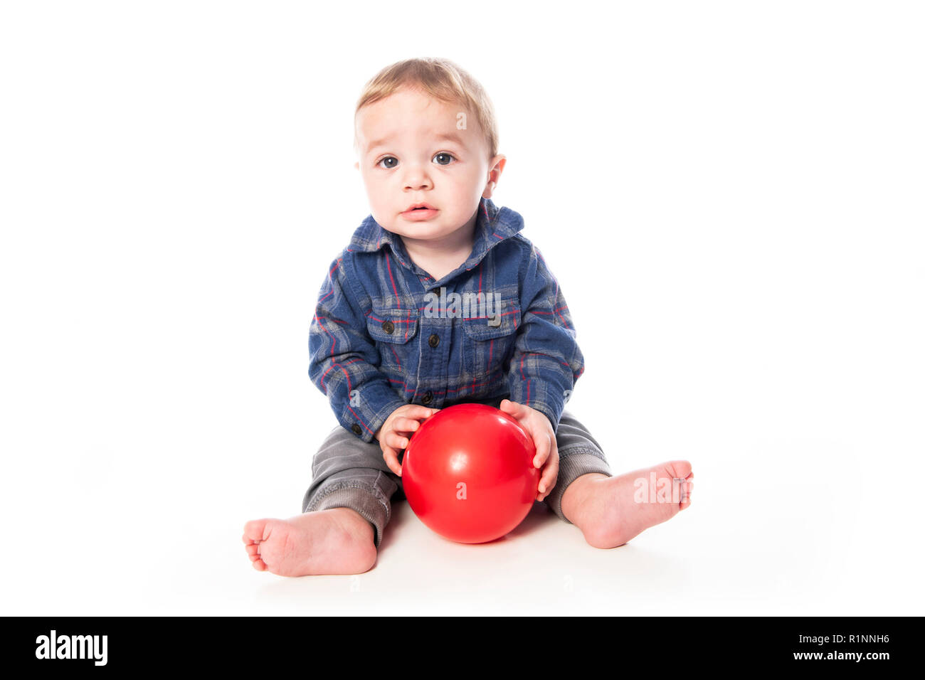 Baby ball white background hi-res stock photography and images - Alamy
