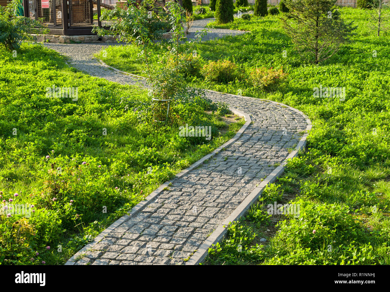 winding stone path Stock Photo - Alamy